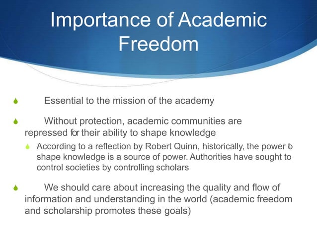 Cs lab ppt academic freedom | PPT