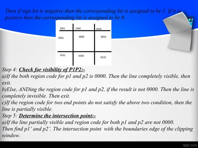 Cohen-sutherland & liang-basky line clipping algorithm | PPT | Technology & Computing