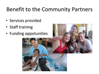 OT Communnity Service Learning | PPT