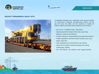 Consolidated Shipping Line- corporate presentation | PDF