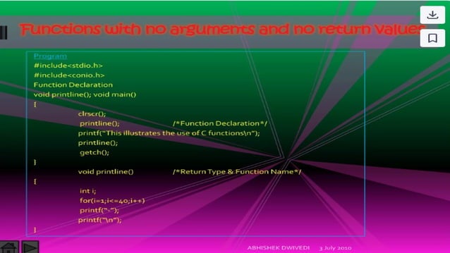 The Switch Statement,Loops,Array,Functions | PPT