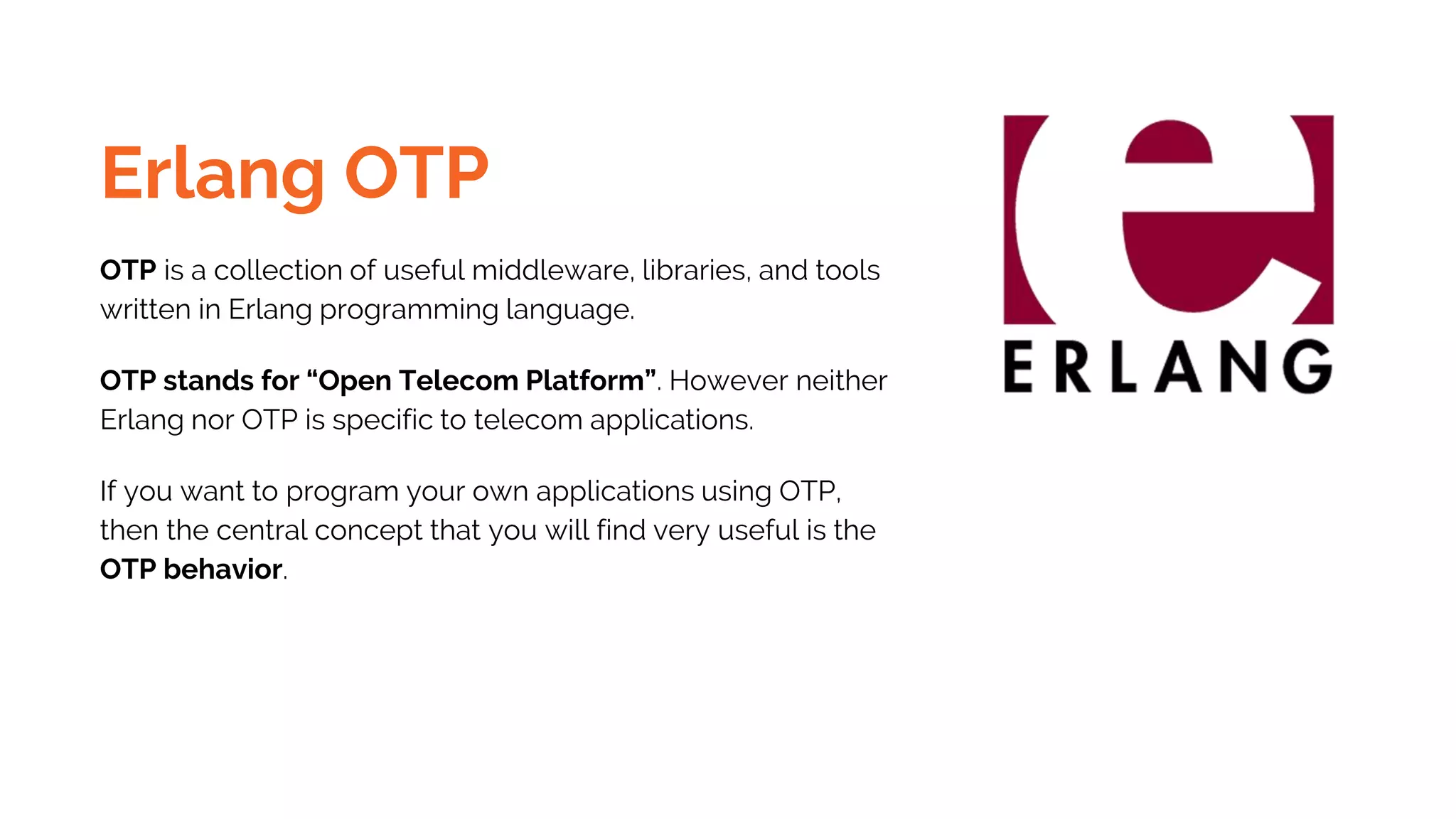 Introduction To Erlang Programming Language Ppt 0262