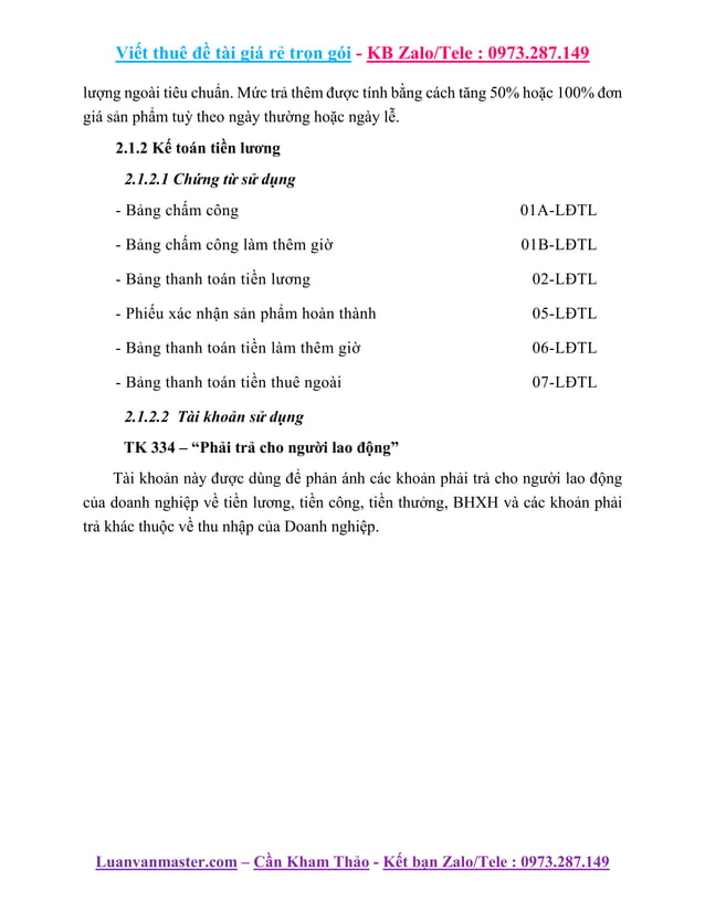 Cơ sở lý luận về kế toán tiền lương và các khoản trích theo lương.docx