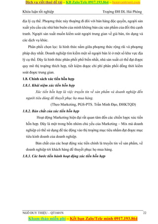 Cơ sở lý luận về marketing trong hoạt động kinh doanh của doanh nghiệp.docx