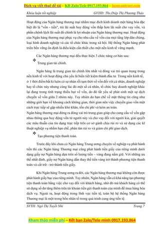 Cơ sở lý luận về ngân hàng thương mại trong nền kinh tế thị trường.docx