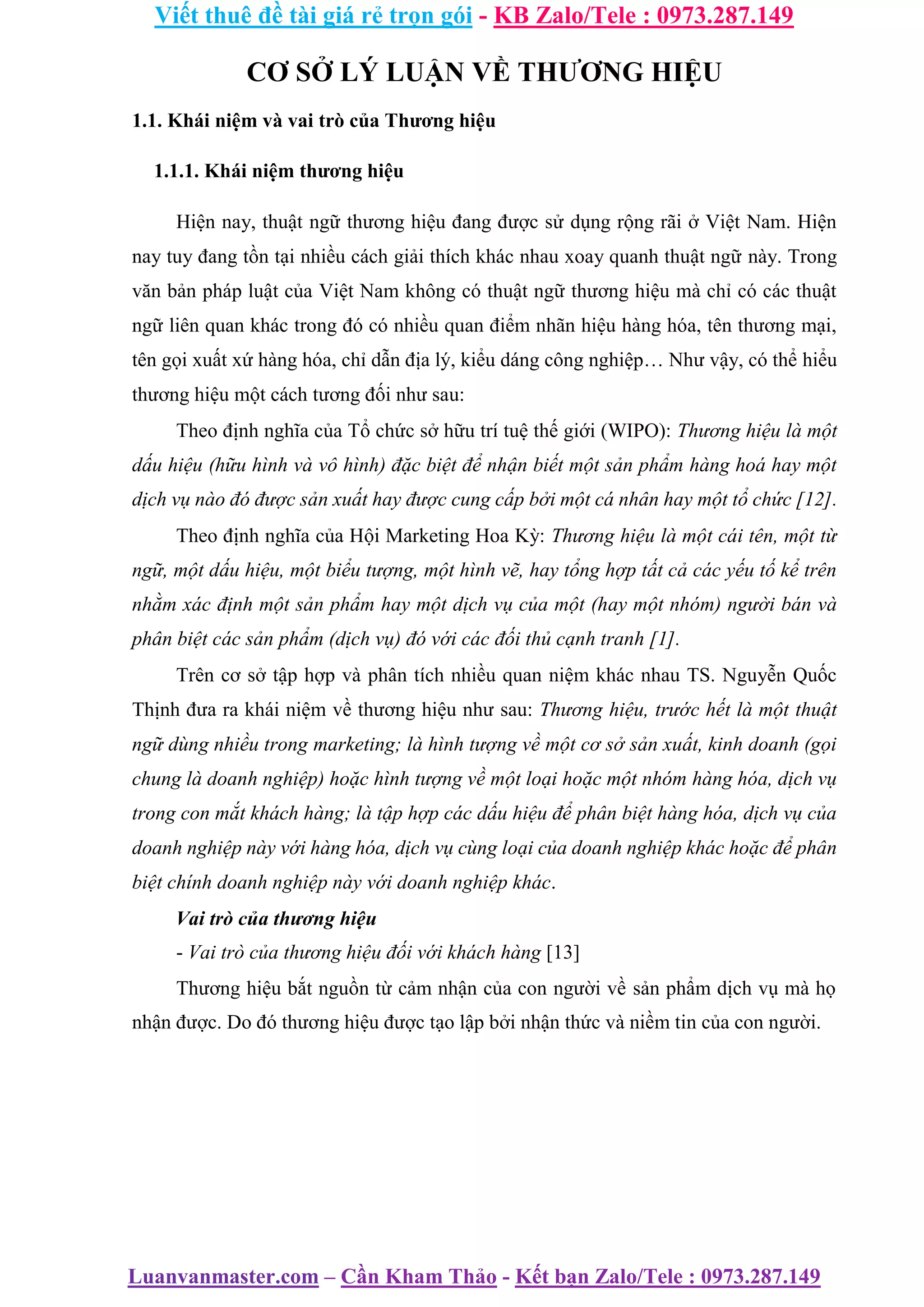 CƠ SỞ LÝ LUẬN VỀ THƯƠNG HIỆU.docx