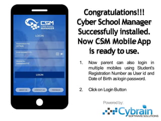 School Crm | Cyber School Manager | PPTX