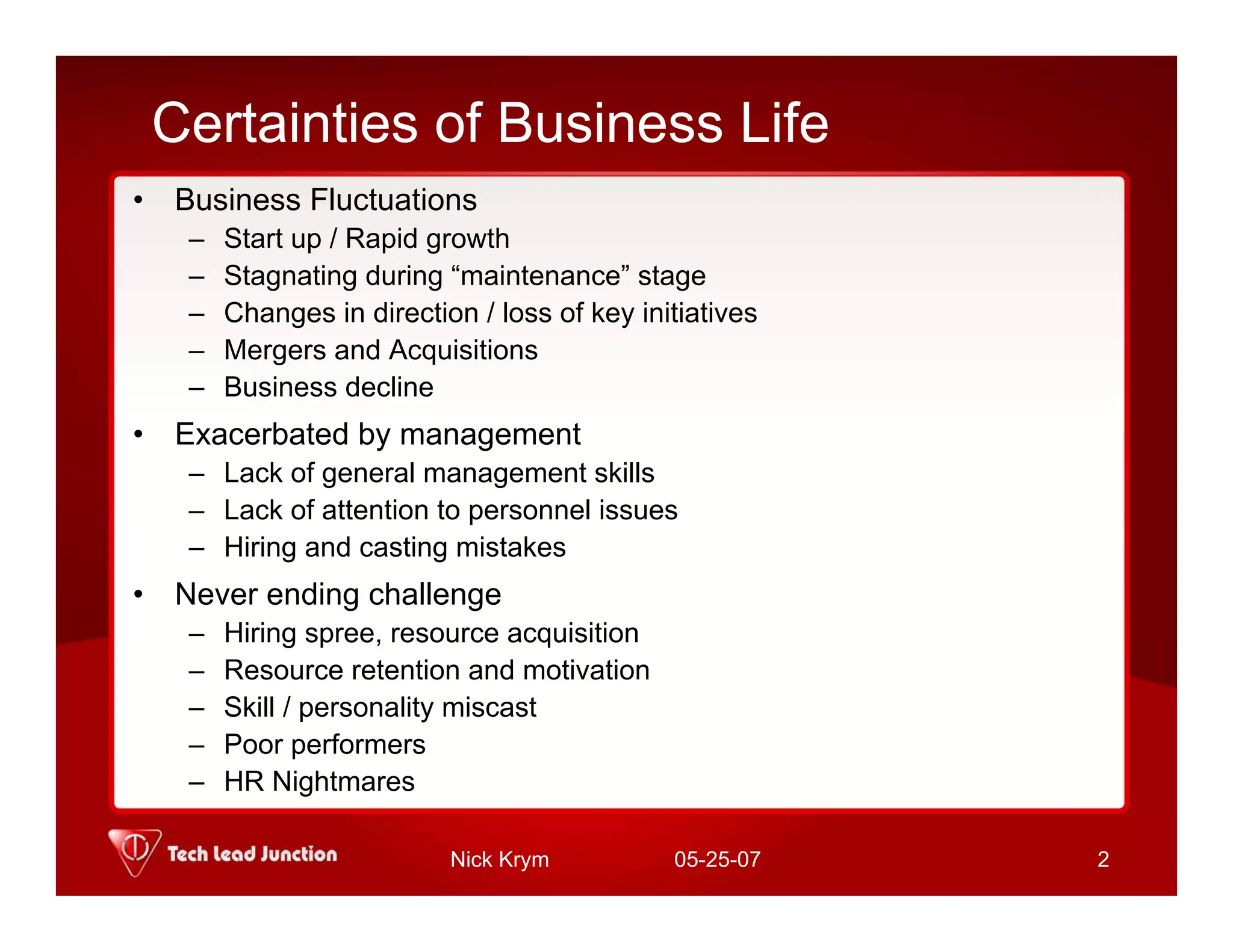 Management - Termination, Downsizing, Layoffs | PDF