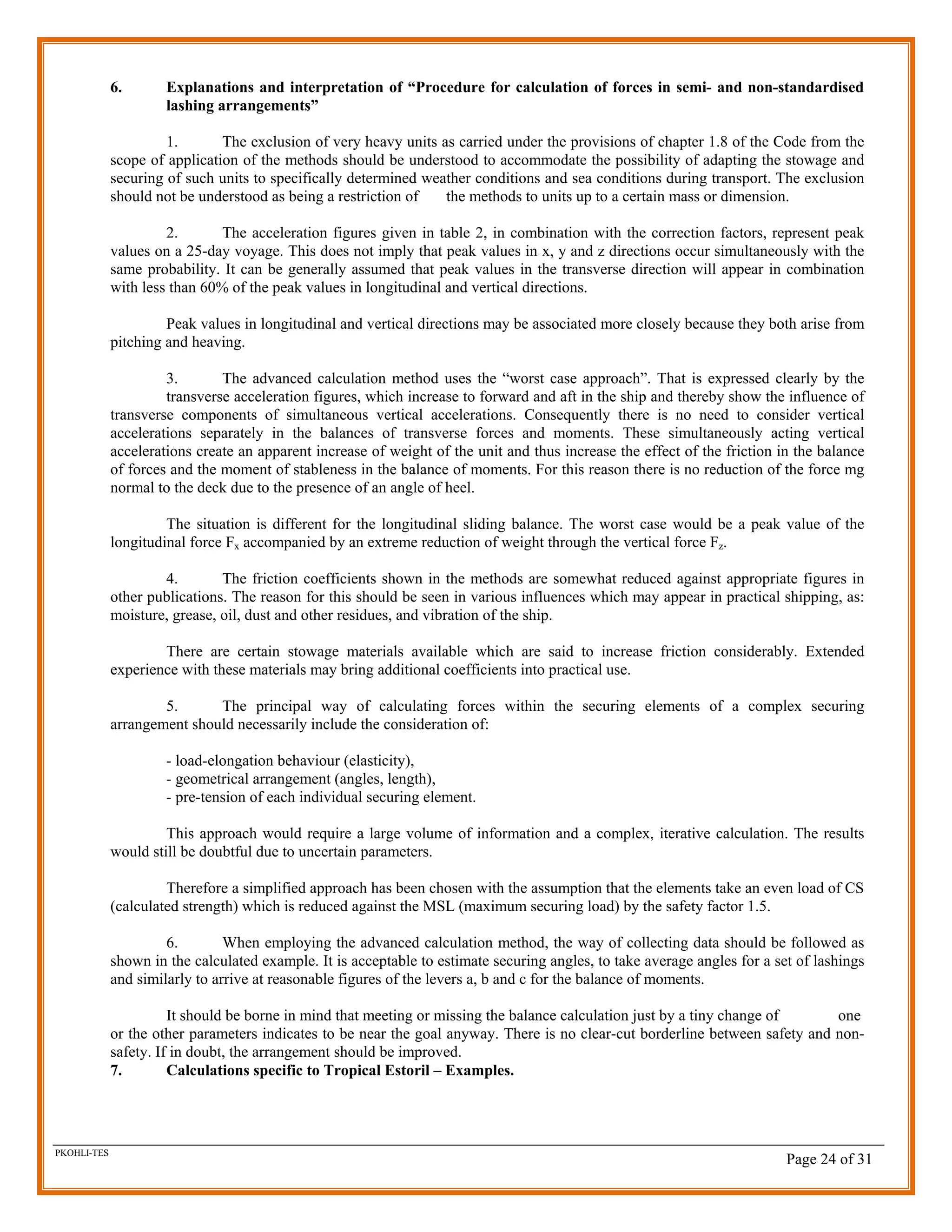 Cargo Securing Manual | PDF