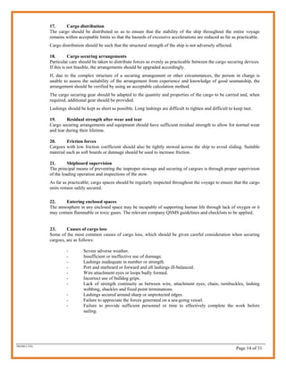 Cargo Securing Manual | PDF