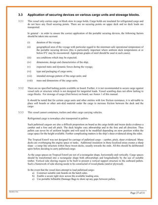 Cargo Securing Manual | PDF