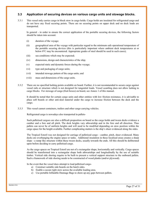 Cargo Securing Manual | PDF | Cruises | Travel Type