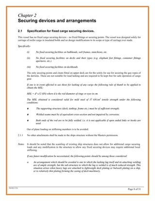 Cargo Securing Manual | PDF