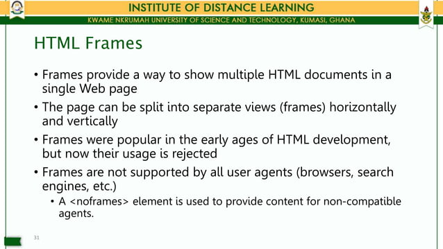 Tables and their padding in HTML etc.pptx