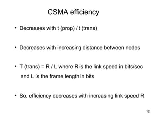 Csma | PPT | Computer Networking | Computing