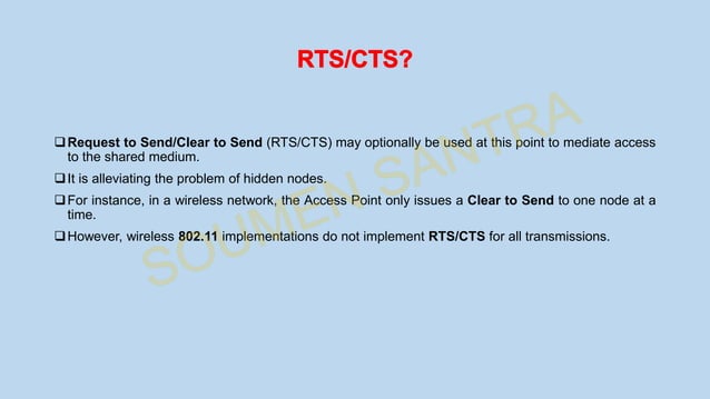Carrier-sense multiple access with collision avoidance CSMA/CA | PPTX