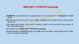 Carrier-sense multiple access with collision avoidance CSMA/CA | PPTX