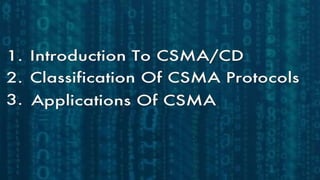 Csma cd | PPTX