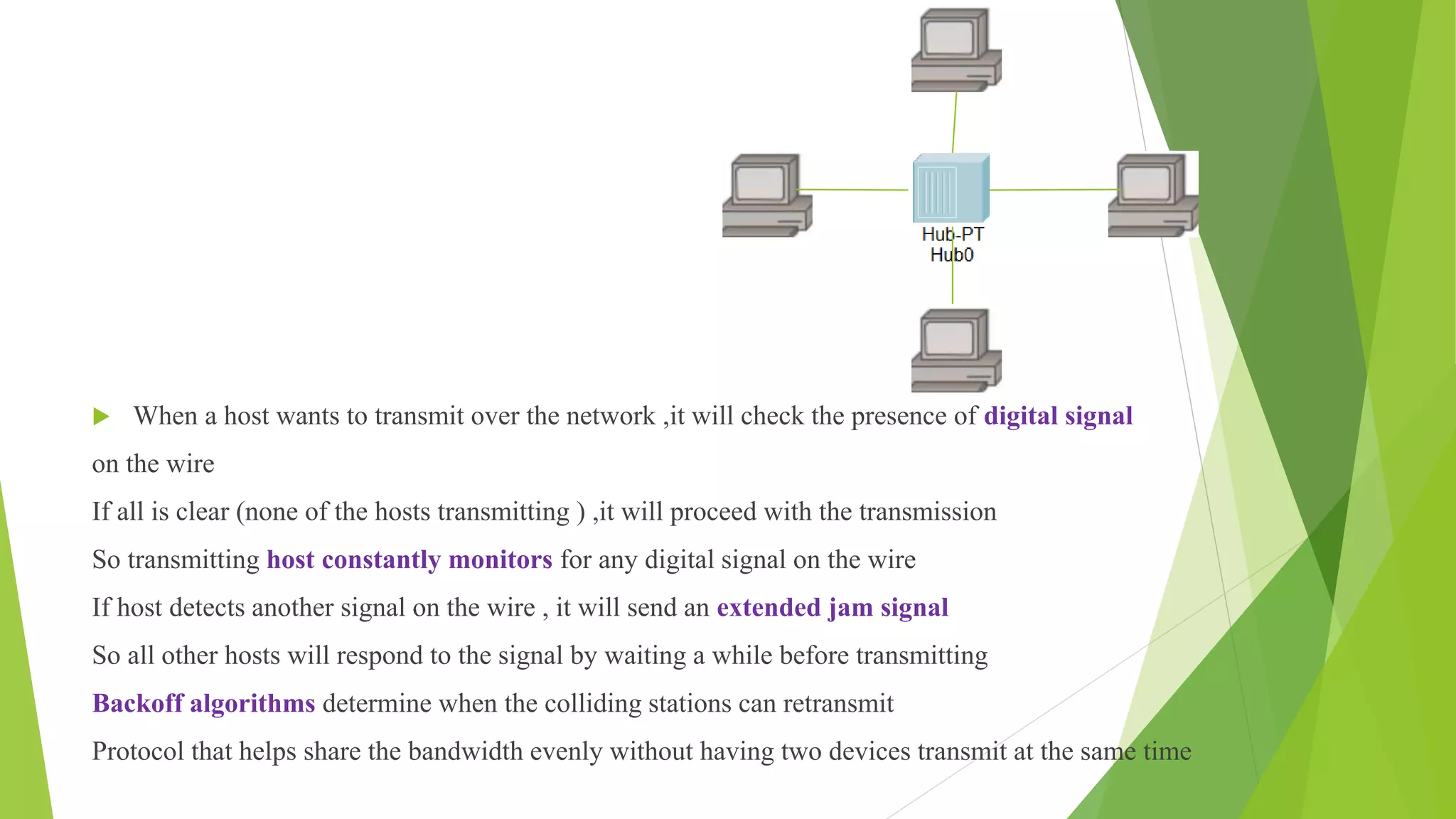 CSMA/CD | PPTX | Computer Networking | Computing