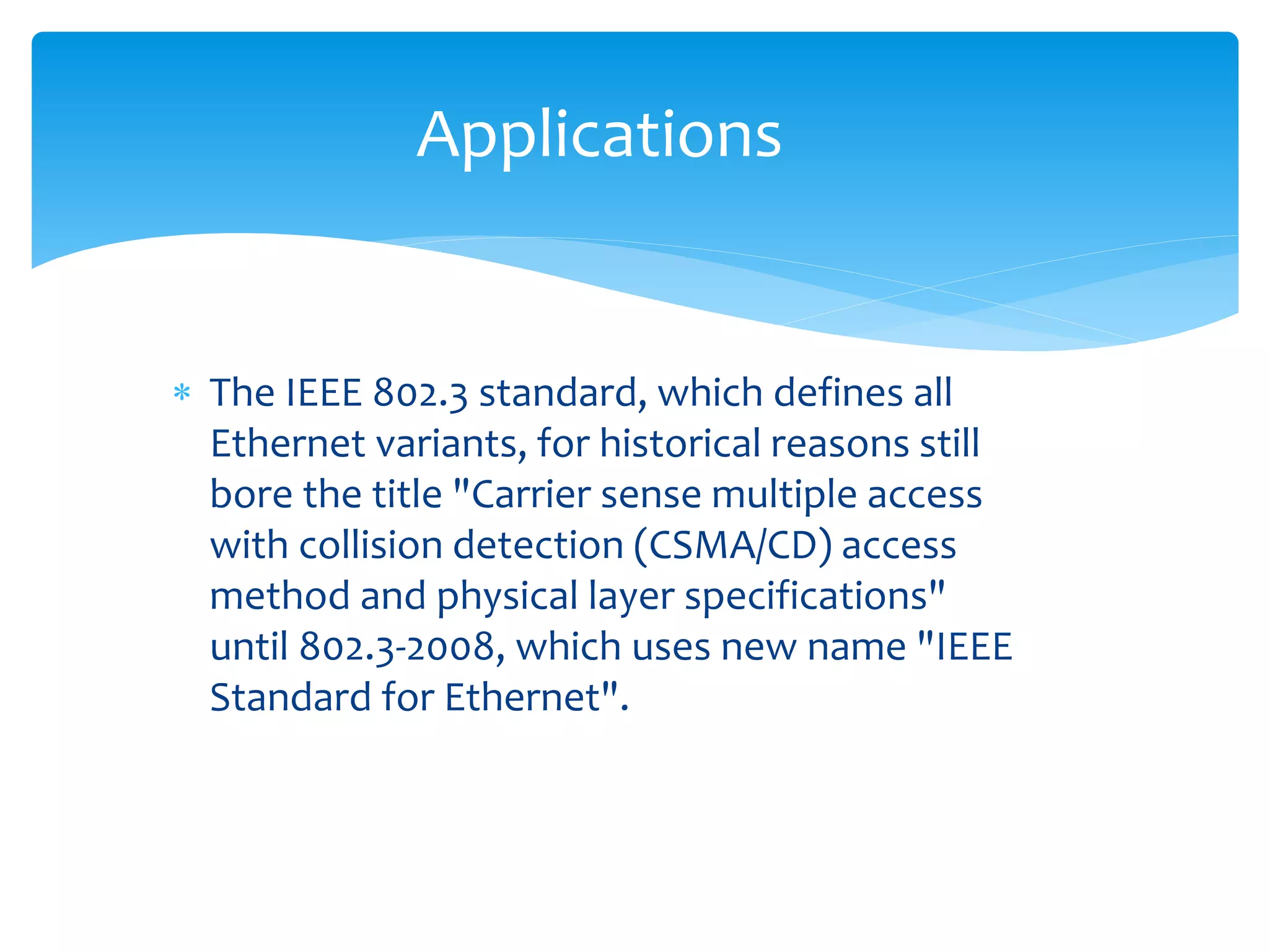 Carrier-sense multiple access with collision detection (CSMA/CD) | PPTX ...