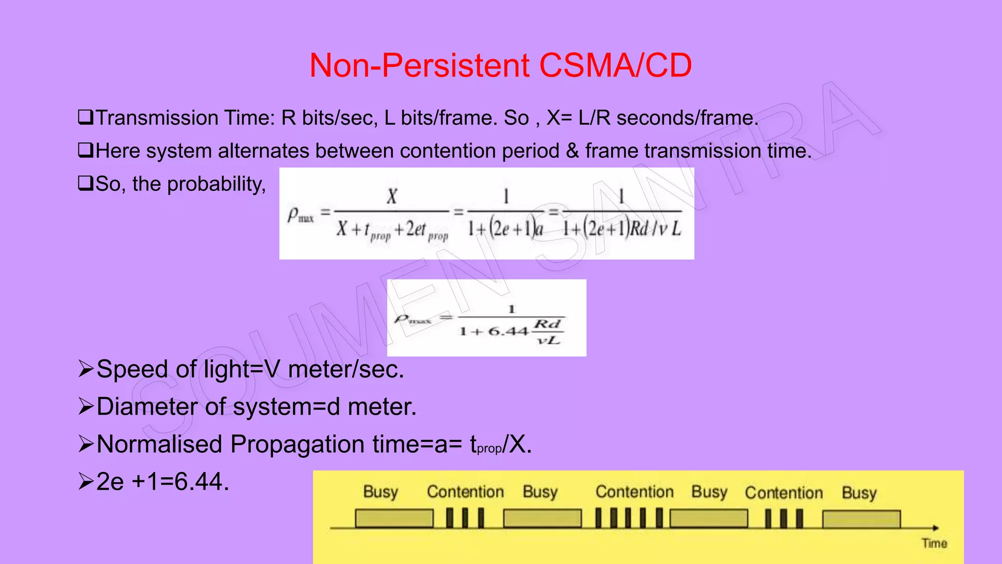 Carrier Sense Multiple Access With Collision Detection (CSMA/CD ...