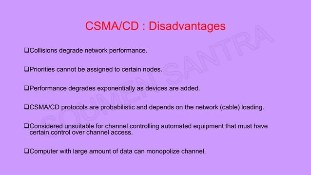 Carrier Sense Multiple Access With Collision Detection (CSMA/CD ...