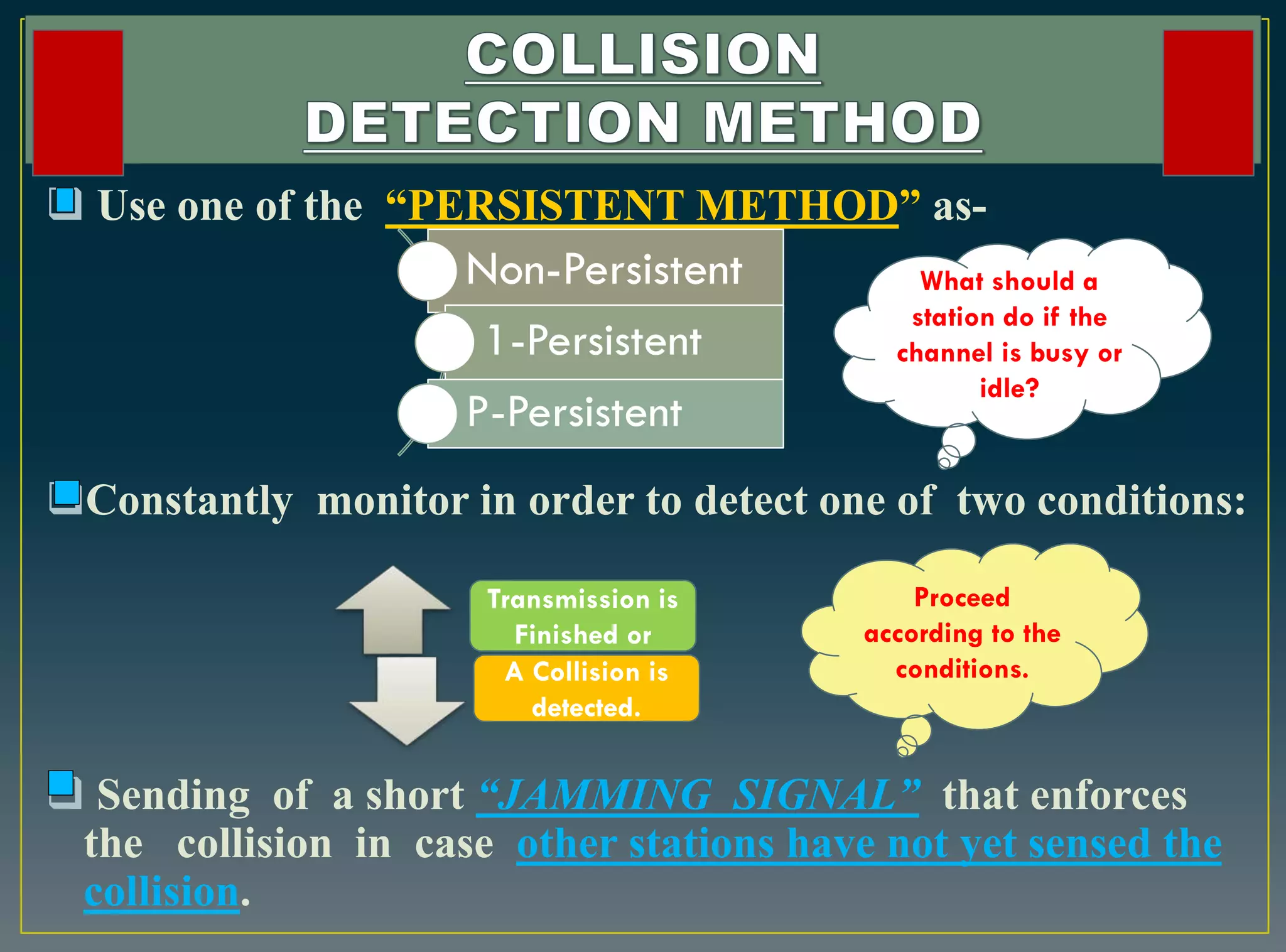 CSMA /CD PPT ON SLIDESHARE | PDF