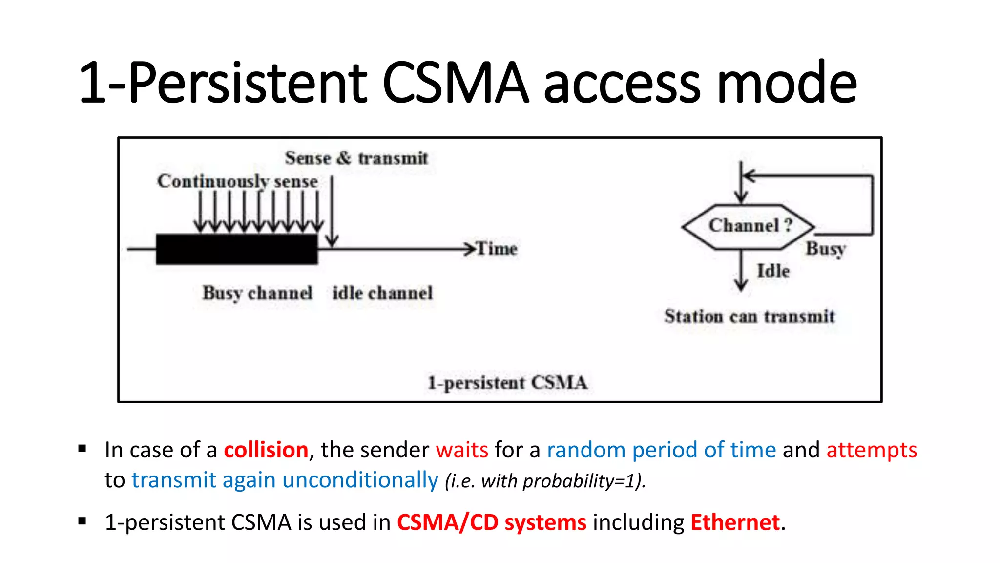 Carrier Sense Multiple Access (CSMA) | PPTX