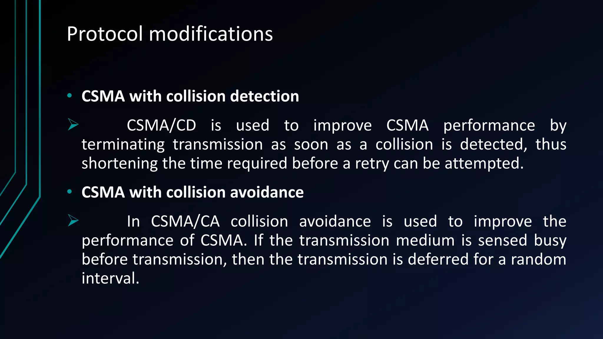 Csma protocols | PPTX