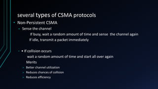 Csma protocols | PPTX