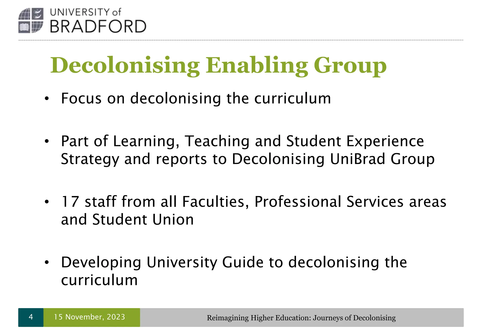 Developing a Decolonising Curriculum Card | PPTX