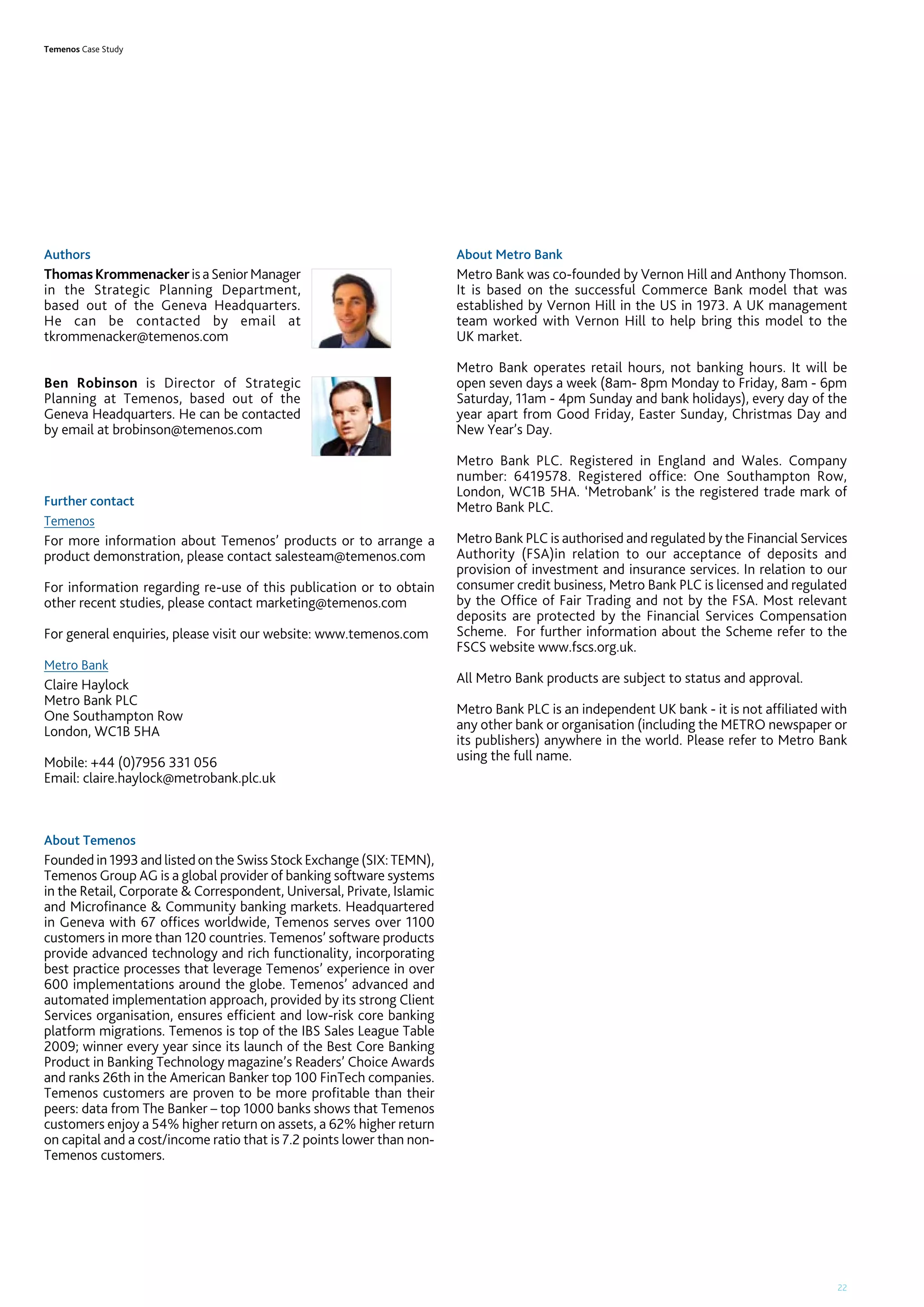 Cs metro bank_final_web | PDF | Business Banking & Finance | Business