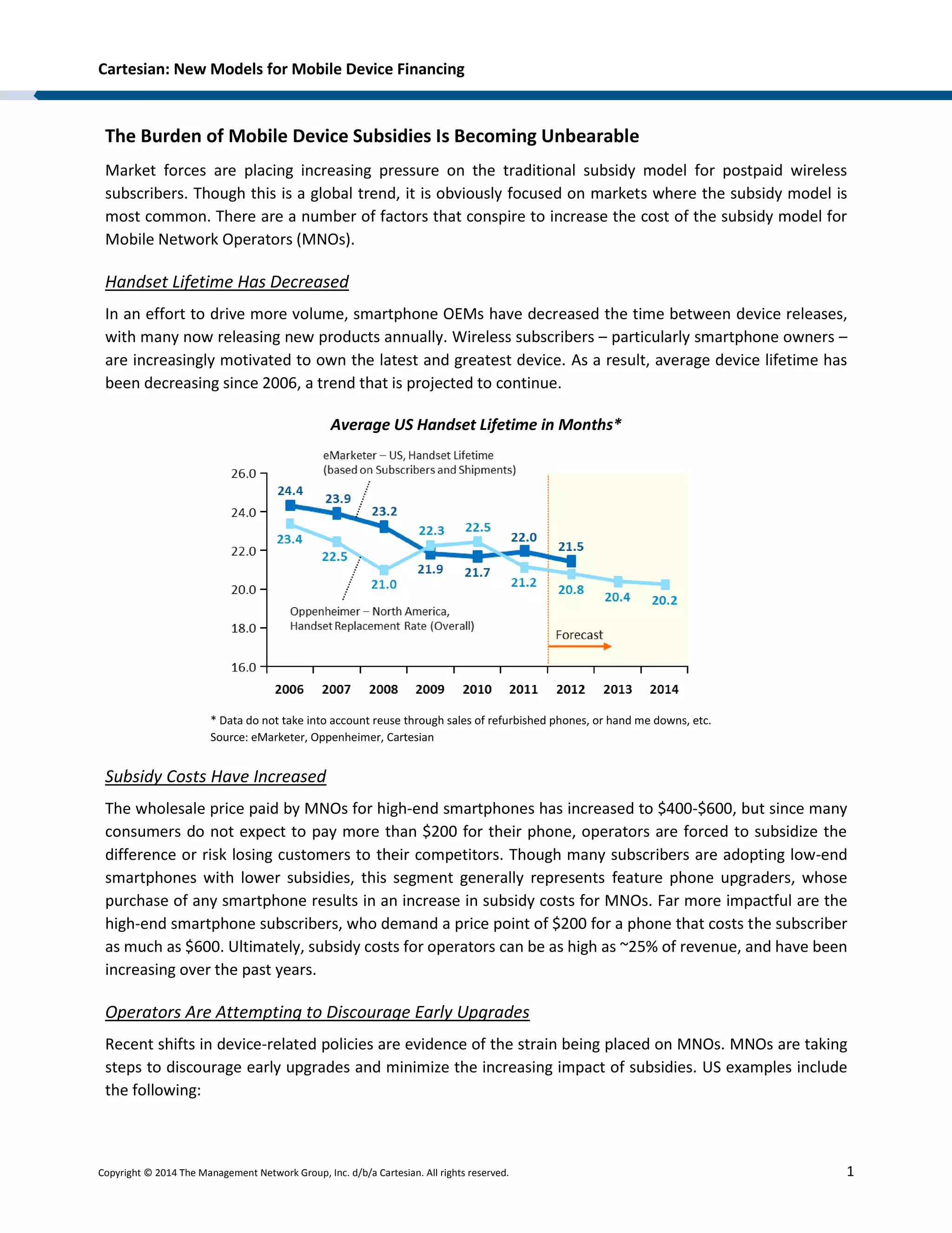 New Models for Device Financing | PDF