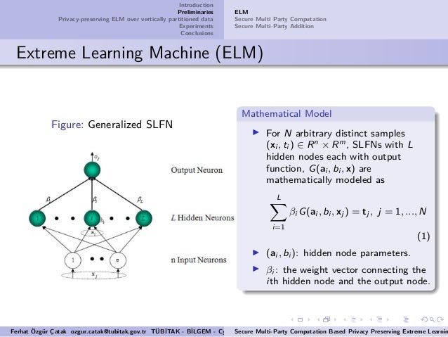 Secure Multi-Party Computation Based Privacy Preserving Extreme Learn…