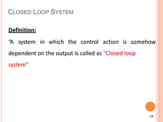 CONTROL SYSTEMS AND MEASUREMENTS | PPTX