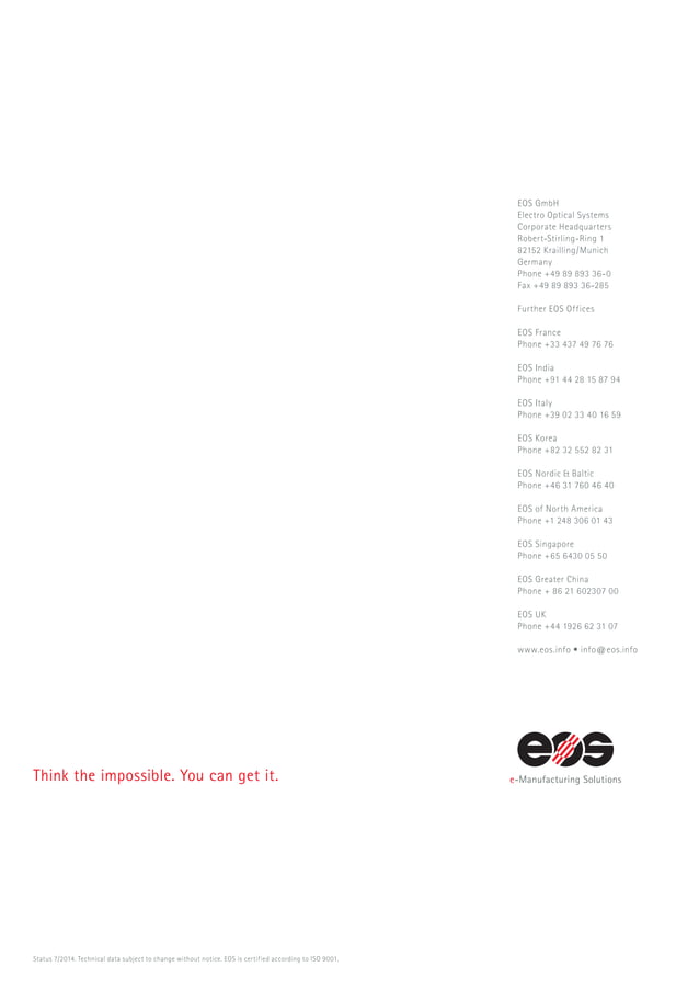 Argen Digital making Dental Bridges with EOS 3D Additive Manufacturing ...