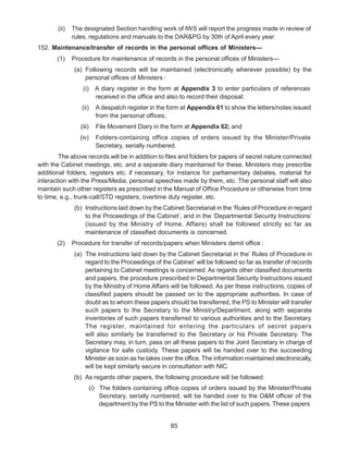CENTRAL SECRETARIAT MANUAL OF OFFICE PROCEDURE | PDF