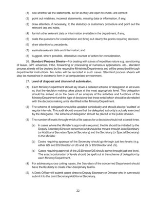 CENTRAL SECRETARIAT MANUAL OF OFFICE PROCEDURE | PDF
