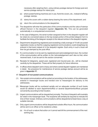 CENTRAL SECRETARIAT MANUAL OF OFFICE PROCEDURE | PDF