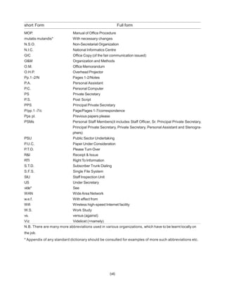 CENTRAL SECRETARIAT MANUAL OF OFFICE PROCEDURE | PDF