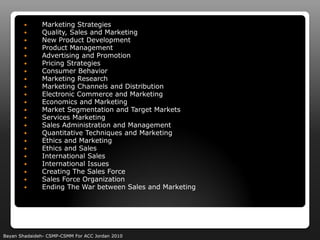 Certified Sales and Marketing Professional Program | PPT