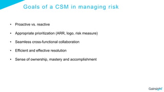 Managing Risk as a CSM | PDF