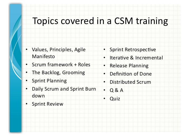 Csm Training What Is It All About Csm Training What Is It All About
