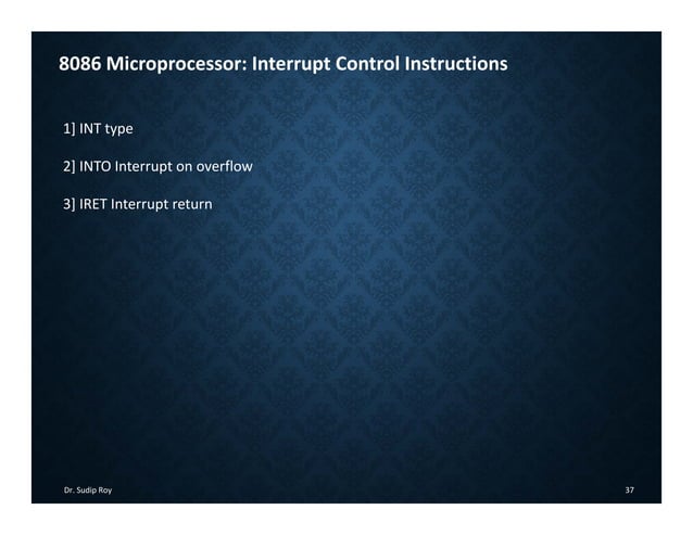 CSN221_Lec_27 Computer Architecture and Microprocessor | PPT
