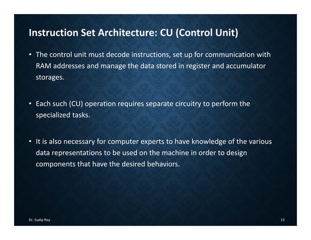 CSN221_Lec_5.pdf Computer Organization, CPU Structure and Functions | PPT