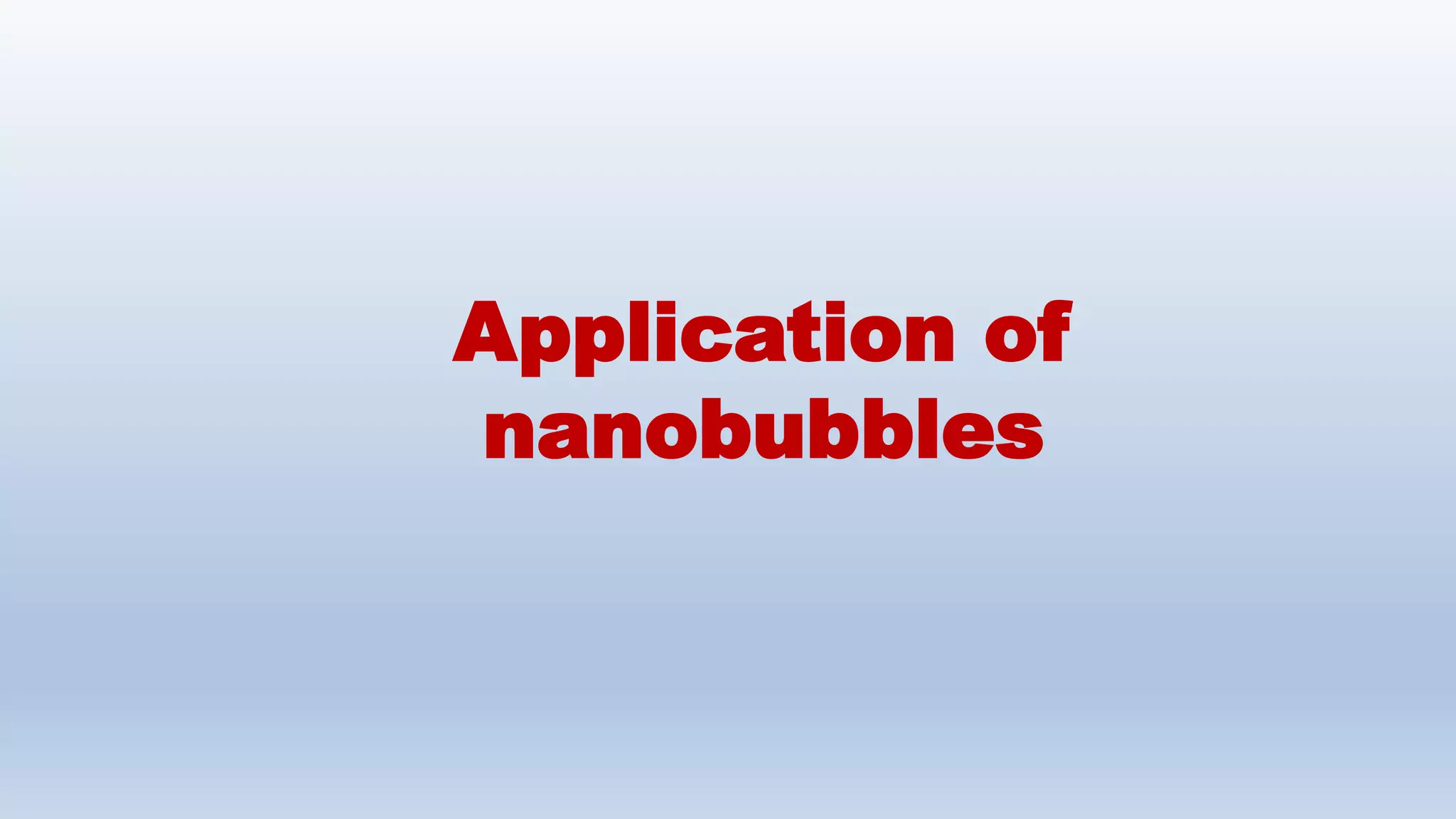 Nanobubble | PDF