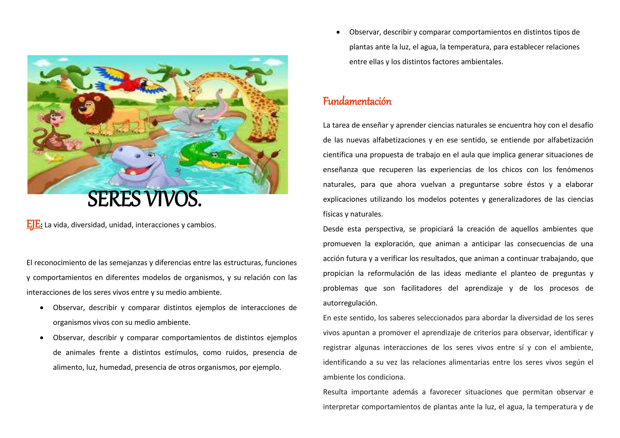 Secuencia Didactica Los Seres Vivos Una Mirada Hacia Las Plantas – eroppa Secuencia Didactica Los Seres Vivos Una Mirada Hacia Las Plantas – eroppa