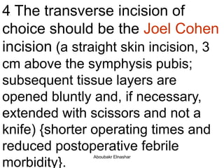 Caesarean section NICE Guidelines | PDF
