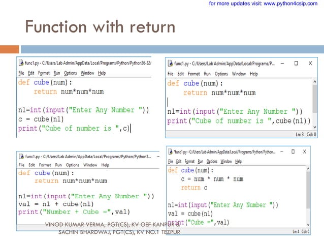 Computer science notes of functions chapter | PDF | Programming ...