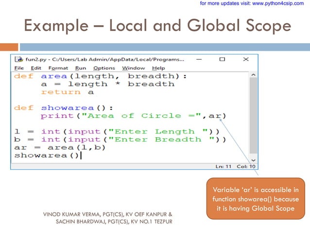 Computer science notes of functions chapter | PDF | Programming ...